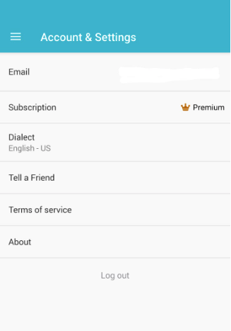 My account shows as "Free" after updating Ginger through the mobile app ...